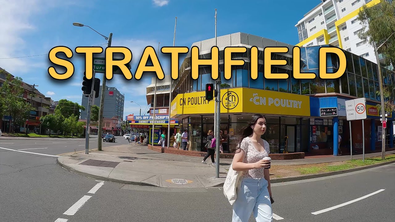 Strathfield, Australia walking tour - YouTube