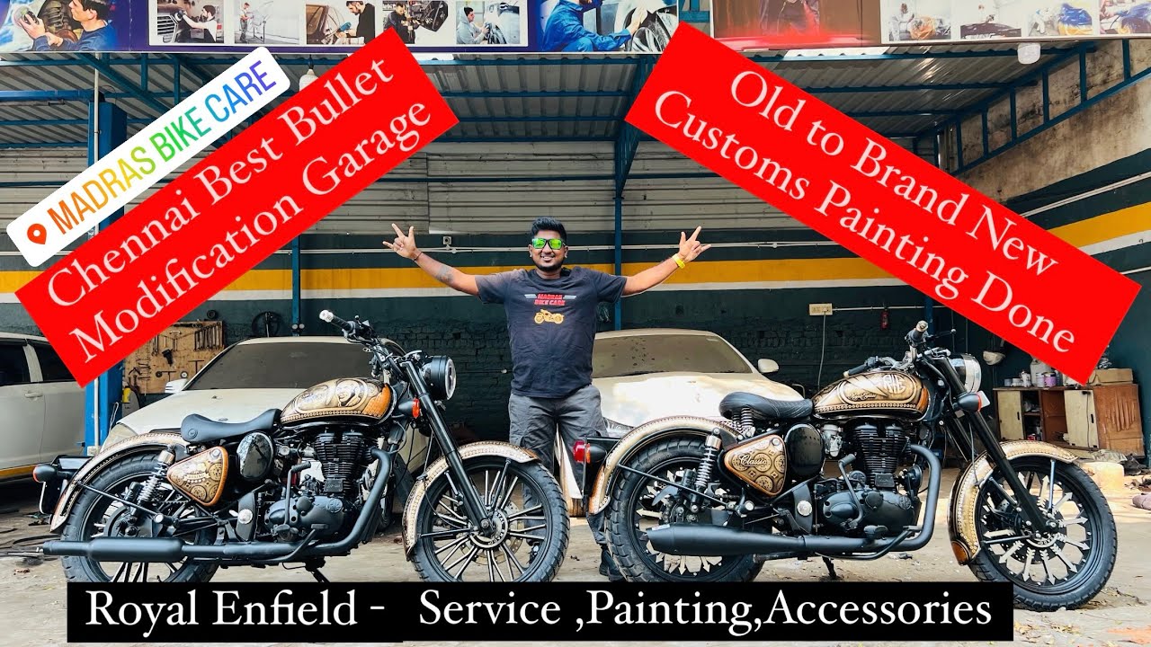 Chennai Best Bullet Modification , Chennai Best Customs Painting Done ...