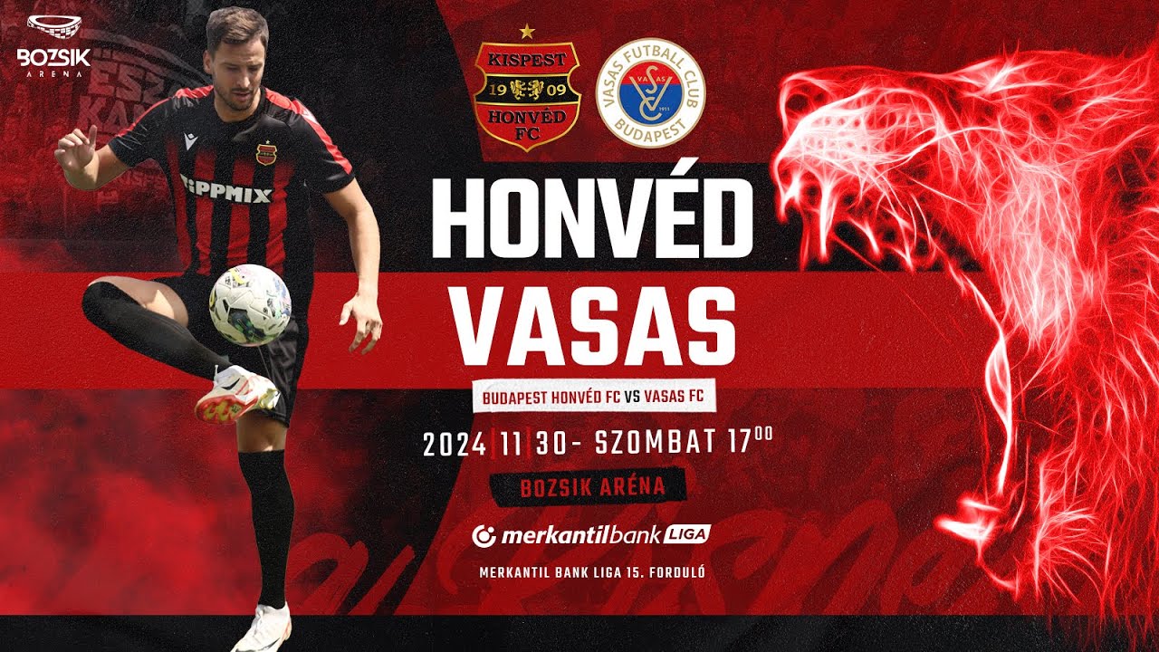 Budapest Honvéd FC - Vasas FC 1-0, Merkantil Bank Liga, 15 ...