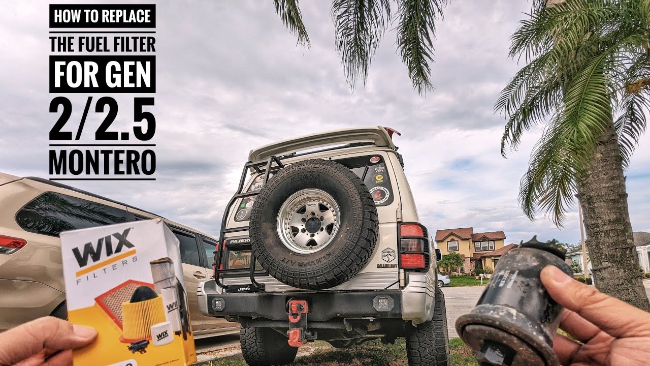 How to replace your fuel filter on your Gen 2 / 2.5 Mitsubishi Montero ...