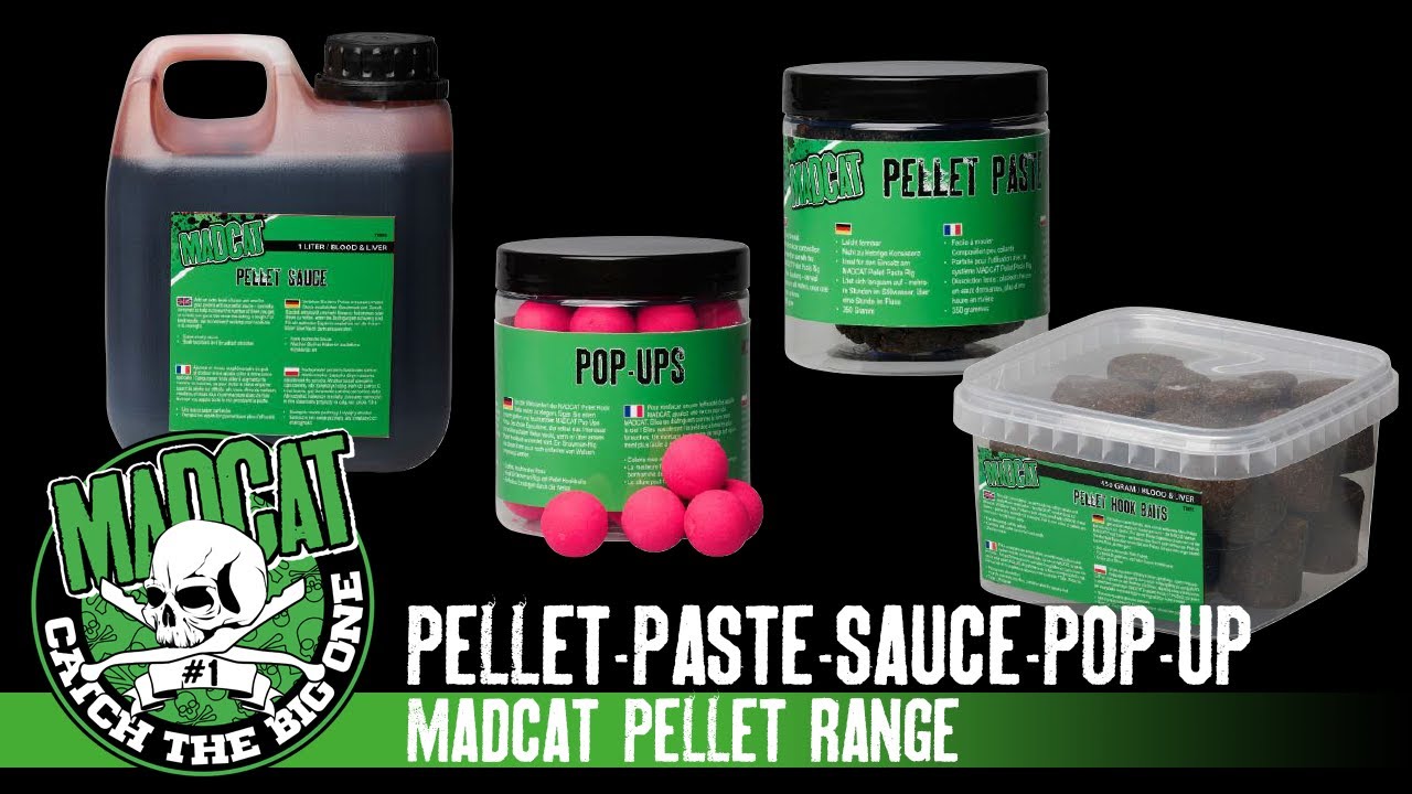 MADCAT Pellet Range - Catfish Candy - Baits for European Catfish - YouTube