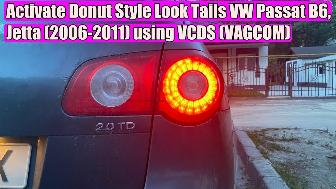 How to activate Donut Style Look Tails on VW Passat B6, Jetta, Golf 5 ...