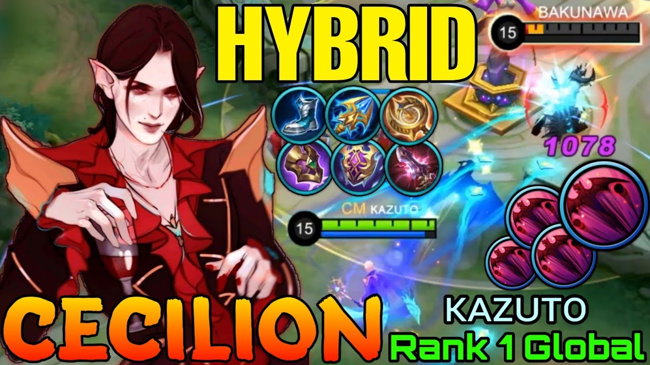Hybrid Build Cecilion Deadly Bat Impact! - Top 1 Global Cecilion by ...
