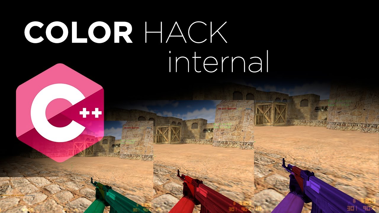 Color Hack Internal para CS 1.6 - Tutorial C++ - DLL (EASY) - YouTube