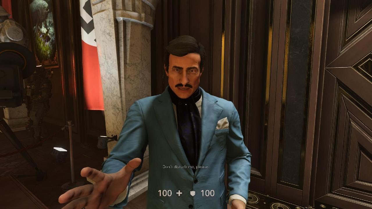 Don't disturb the guy (Wolfenstein II: The New Colossus) - YouTube