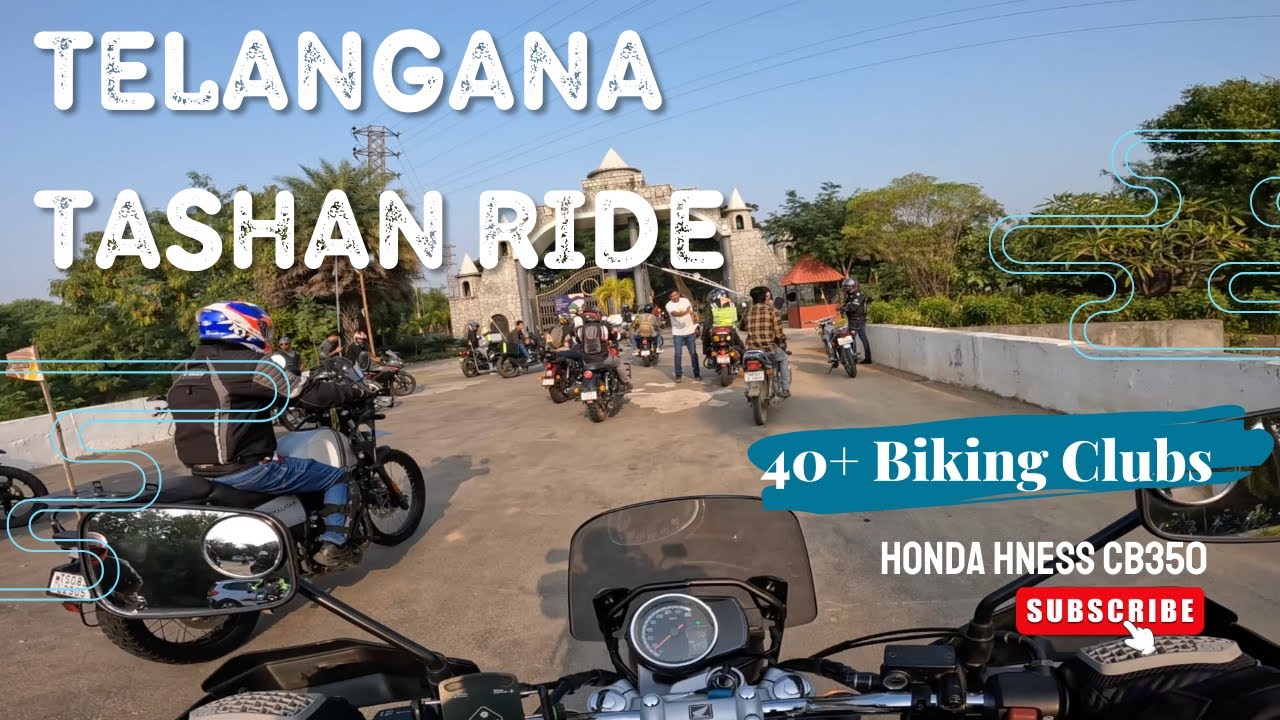 Telangana Tashan Ride Hyderabad | Honda CB Riders | Honda Hness CB350 ...