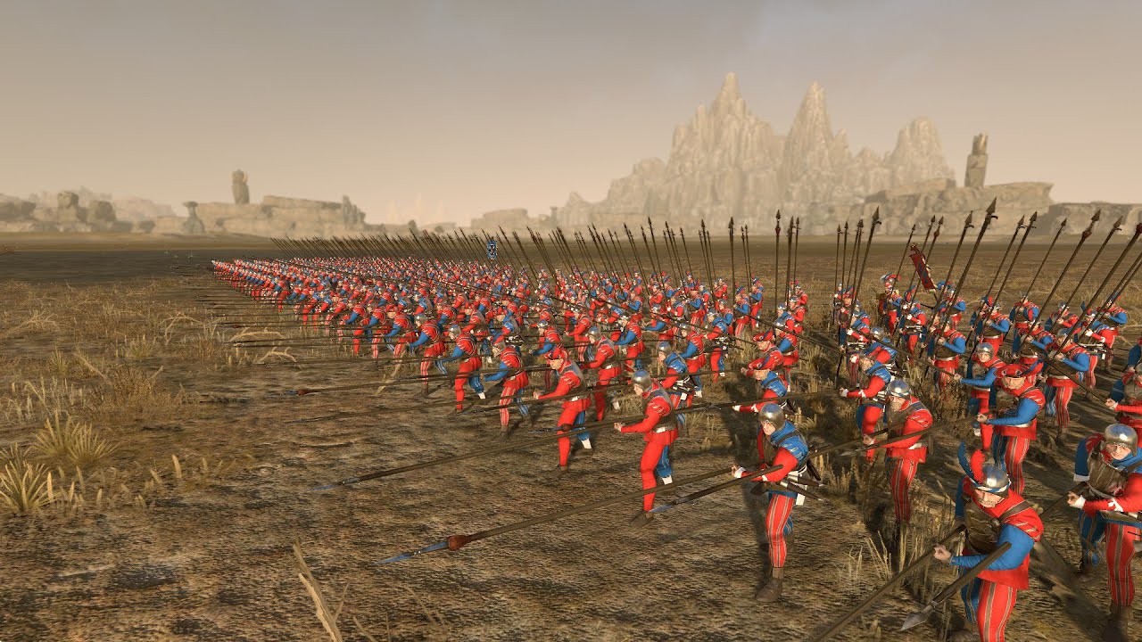 Total War: Warhammer Overhaul | Pike Wall Formation and Dwarfs - YouTube