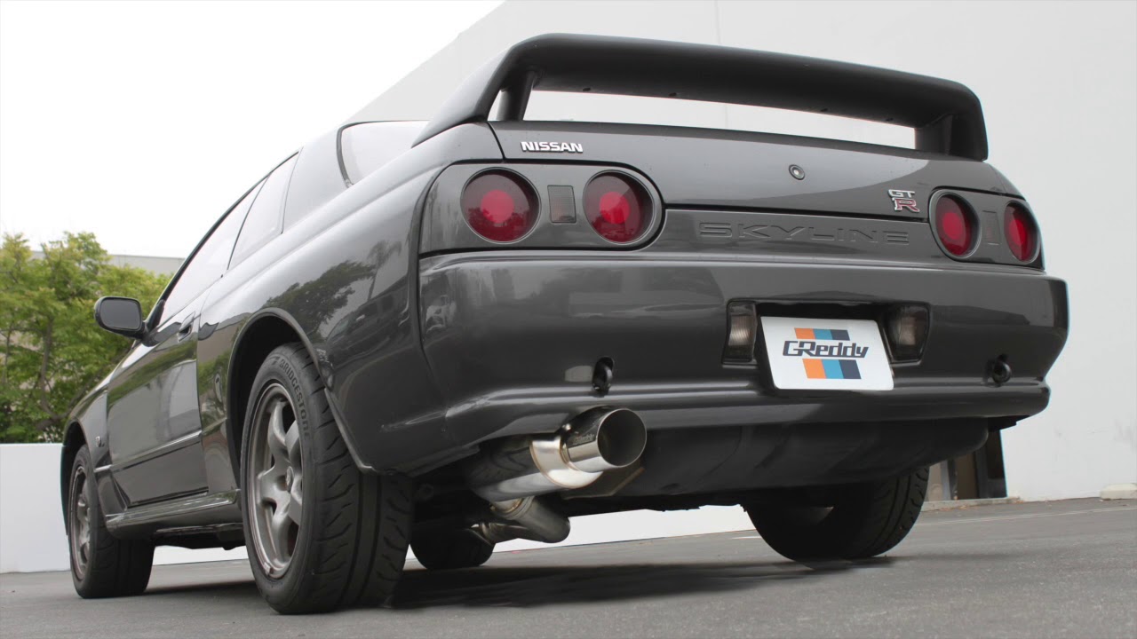 GReddy EVOlution GT Exhaust - Nissan R32 Skyline GT-R - YouTube
