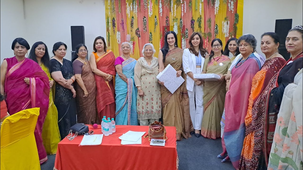 saree competition nandini Ladies club ne karvaya Best Ludhiana City ...