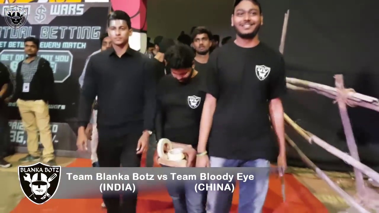 ROBOWAR | INDIA vs CHINA | TAANAJI vs FLAMINGO | IITB Techfest'17 ...