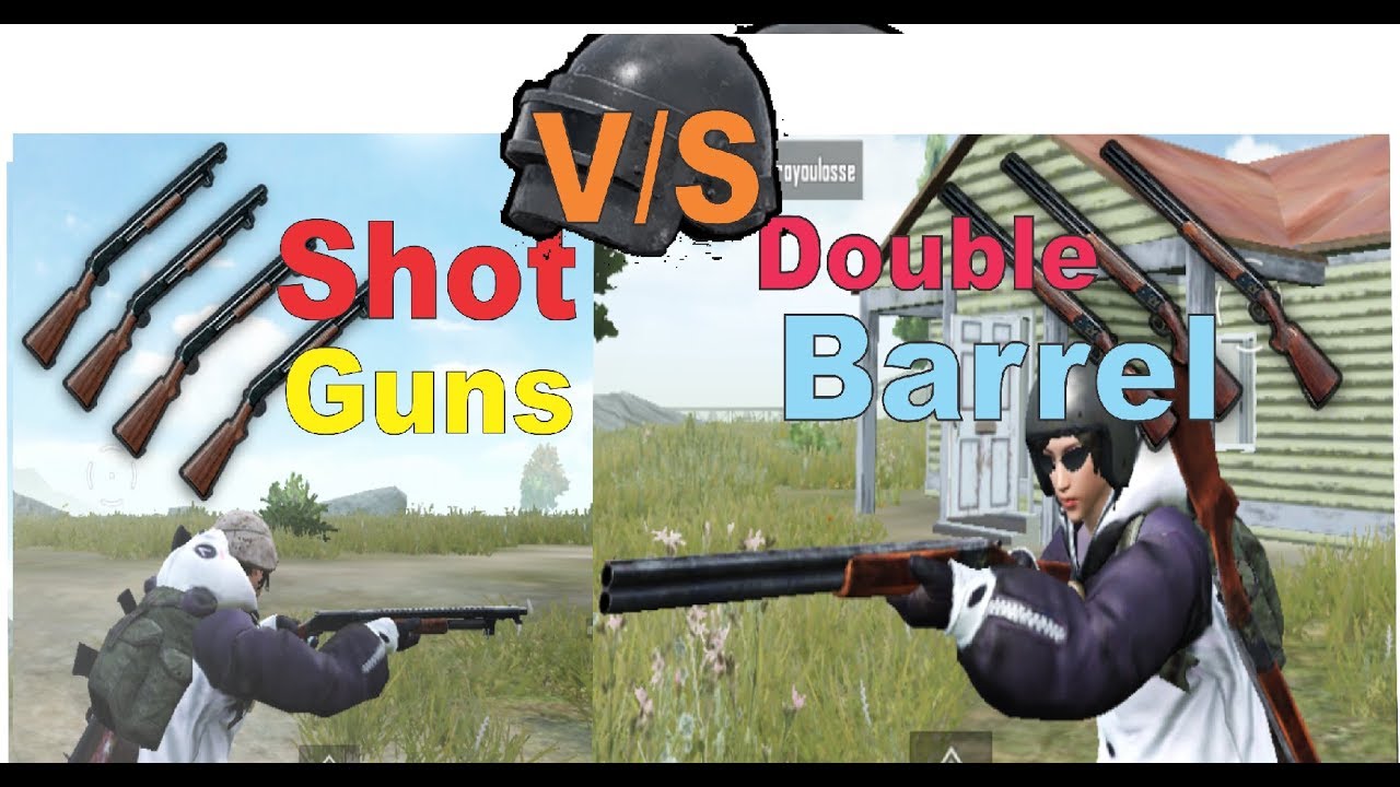 New Trick in pubg Short gun V/s Double barrel - YouTube
