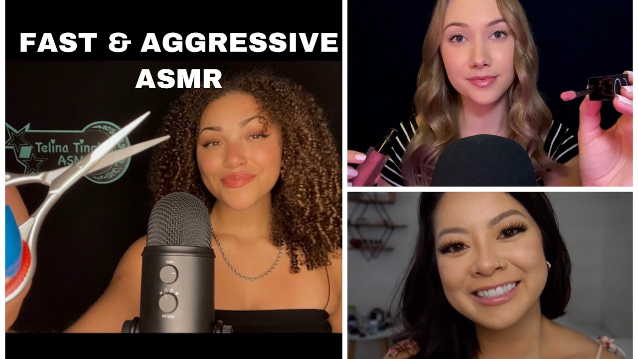 ASMR COLLAB | Fast & Aggressive Triggers | Abby ASMR & Humbled Being ...