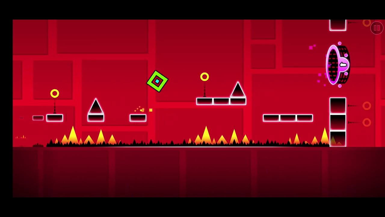 Passando as duas fases de nível Easy do Geometry Dash - YouTube