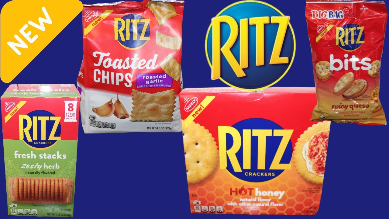 Ritz: Zesty Herb Fresh Stacks, Roasted Garlic Toasted Chips, Hot Honey ...