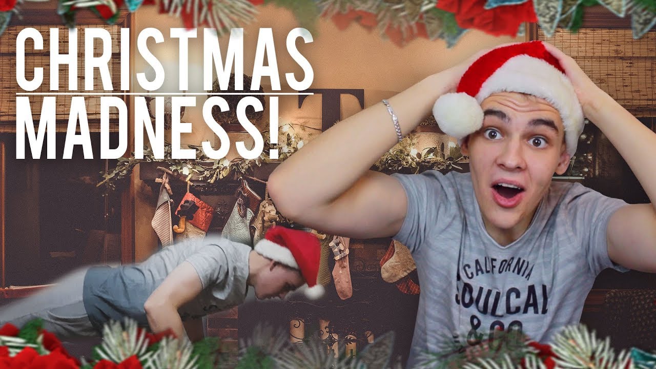 CRAZY SANTA PUSH UPS!!!! | CHRISTMAS Q&A!!! - YouTube