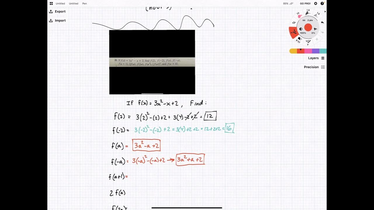 Stewart calculus 8th edition, chapter 1, section 1, problem 25 - YouTube
