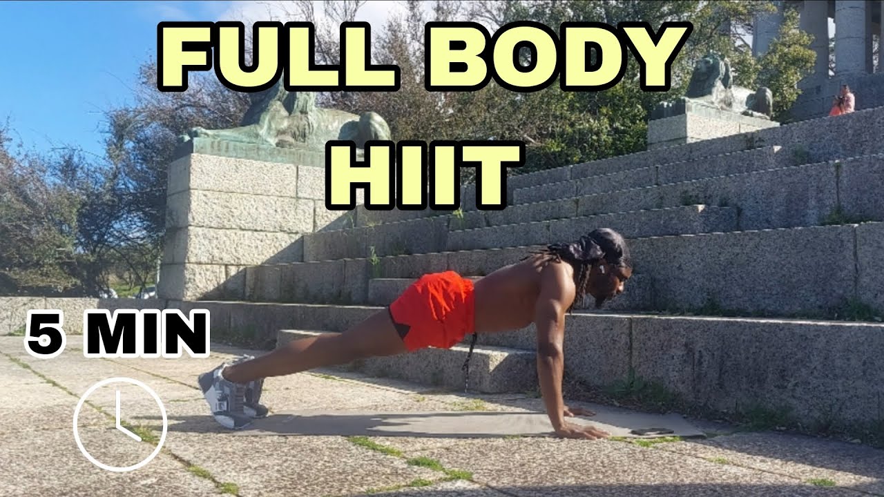 5 Minute Full Body Cardio HIIT Workout [No Equipment] - YouTube