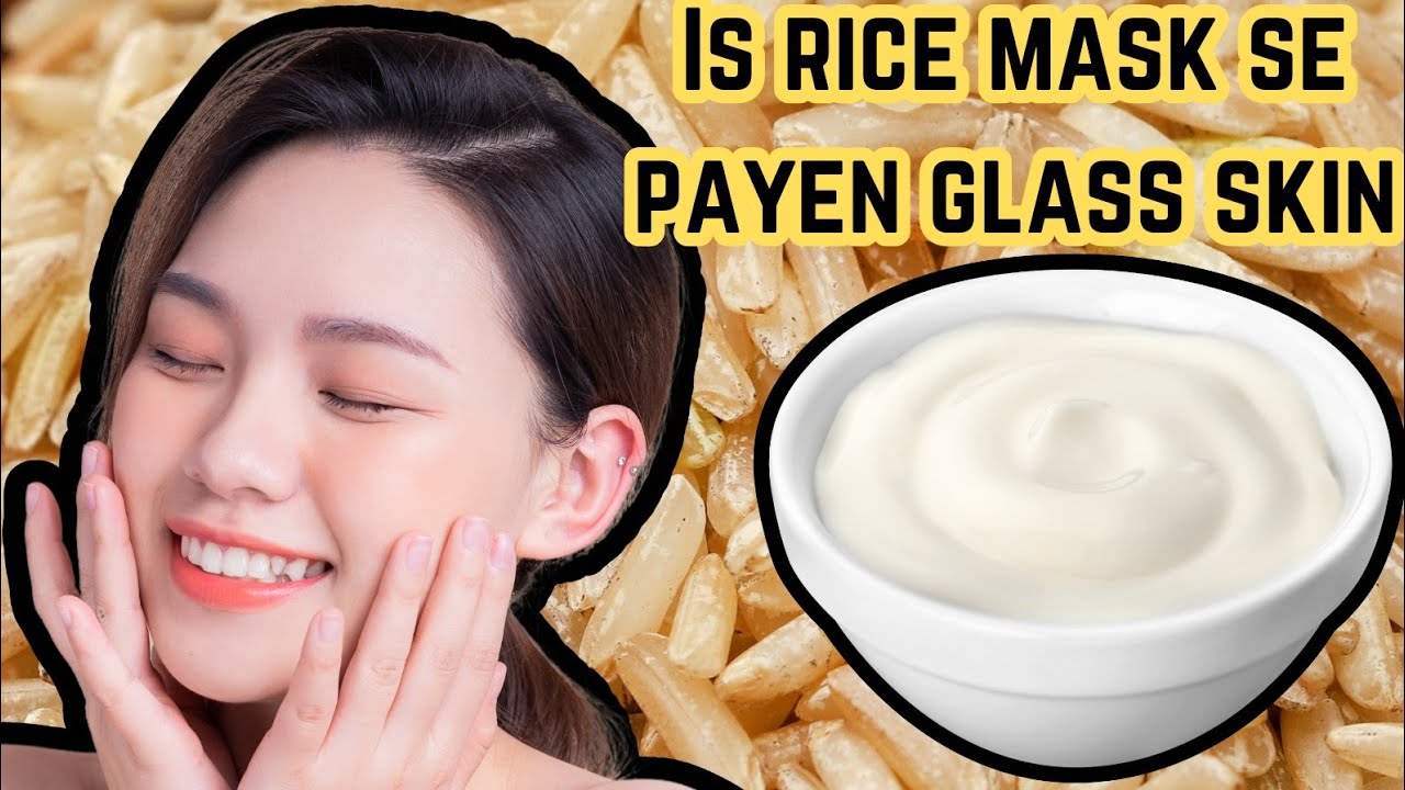 How to make korean rice mask at home ? #glassskin #ricemask - YouTube