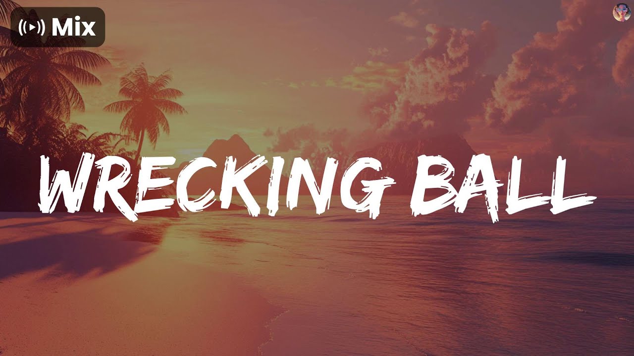 𝗠𝗶𝘅 - Wrecking Ball - Miley Cyrus, JENNIE, LISA ... - YouTube