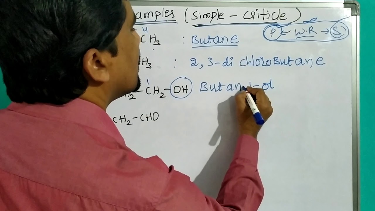 NOMENCLATURE (naming of organic compounds )(part 3) - YouTube