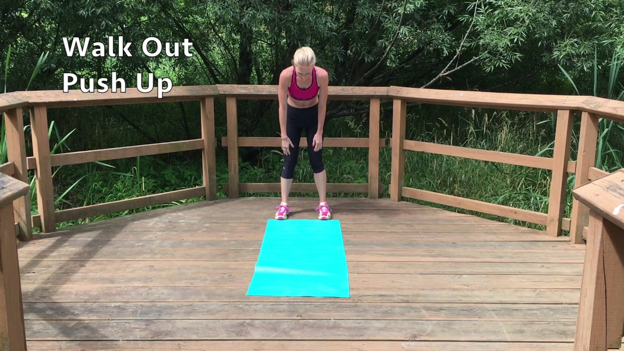 Walk Out Push Up - YouTube