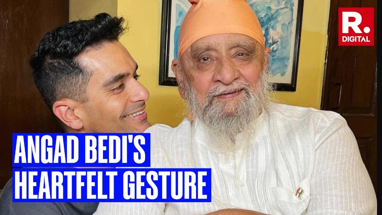 Angad Bedi dedicates his international gold medal to late father Bishan ...