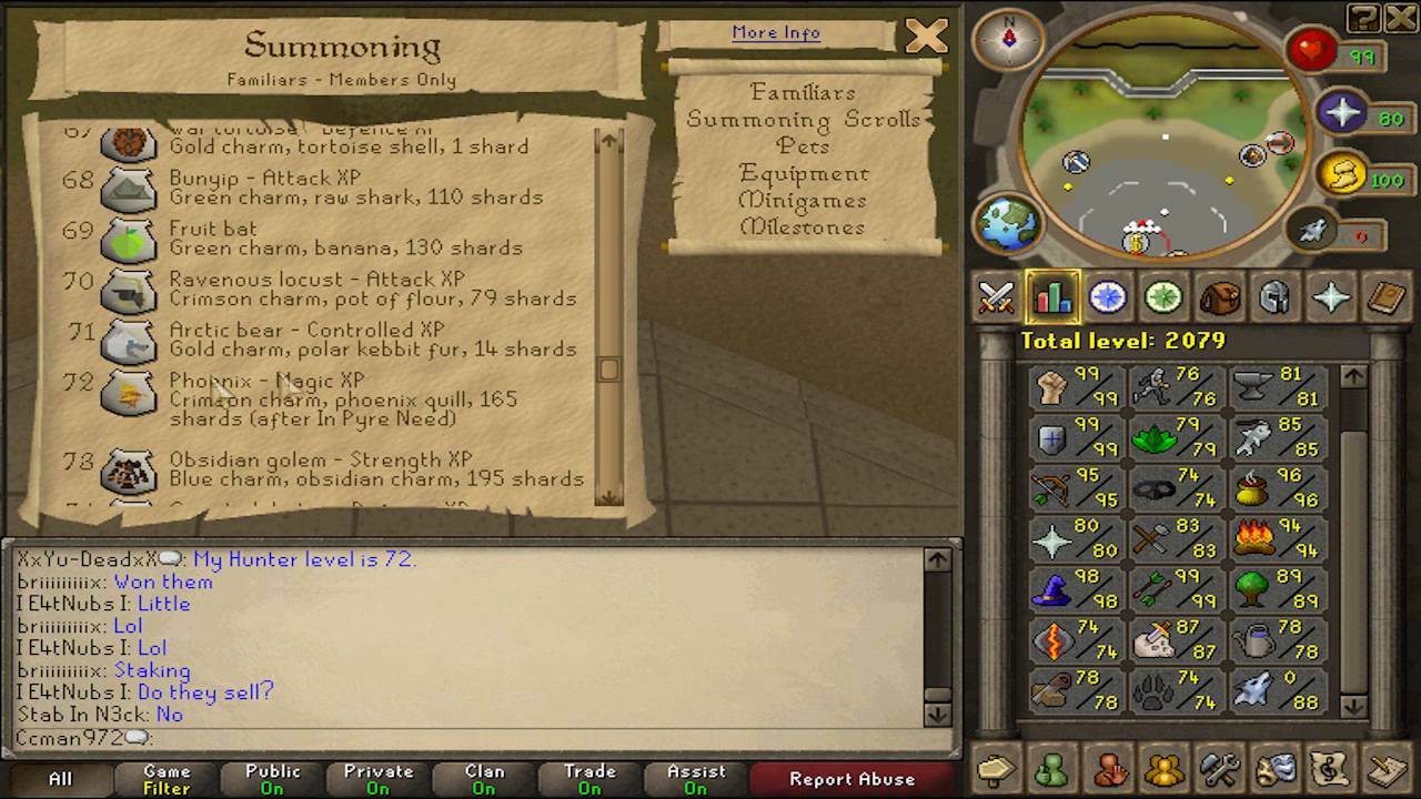[RS] Ccman972's Guide to Train Summoning Part 1 [COMMENTARY] [SUMMONING ...