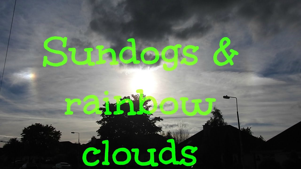 Sundogs - Sunhalo - rainbow clouds- Nikon coolpix P900 - YouTube