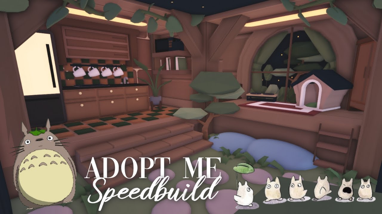 Studio Ghibli Inspired Home - House build - Adopt me - YouTube