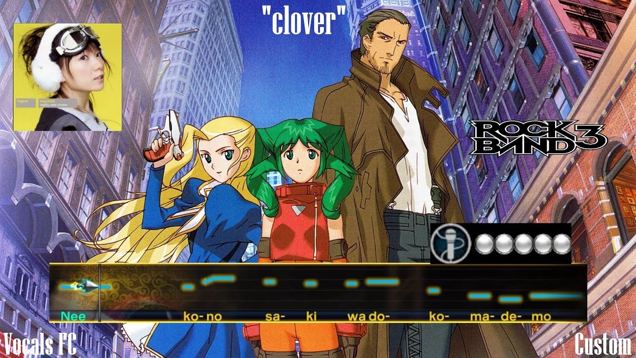 clover by meg rock Vocals 100% FC Rock Band 3 (Custom) - YouTube