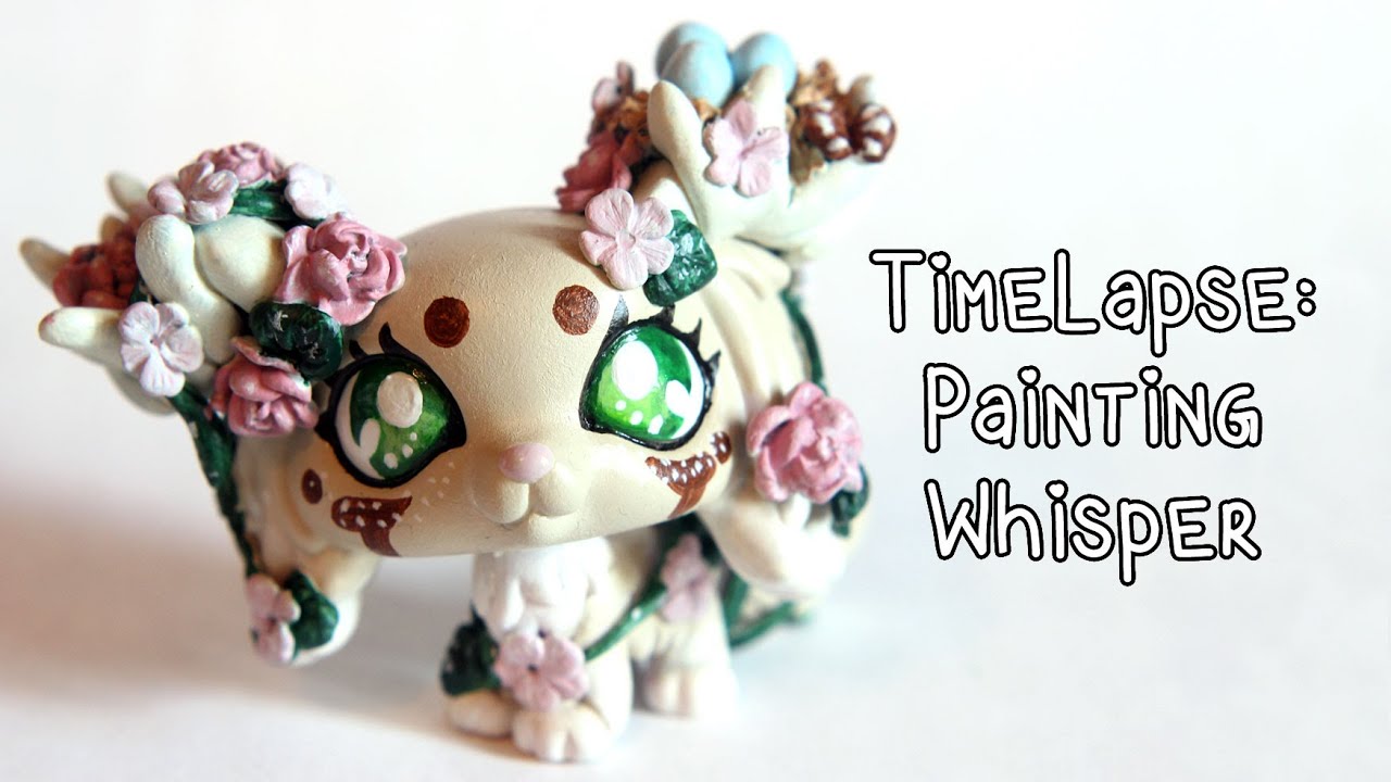 Timelapse: Painting Whisper LPS custom - YouTube
