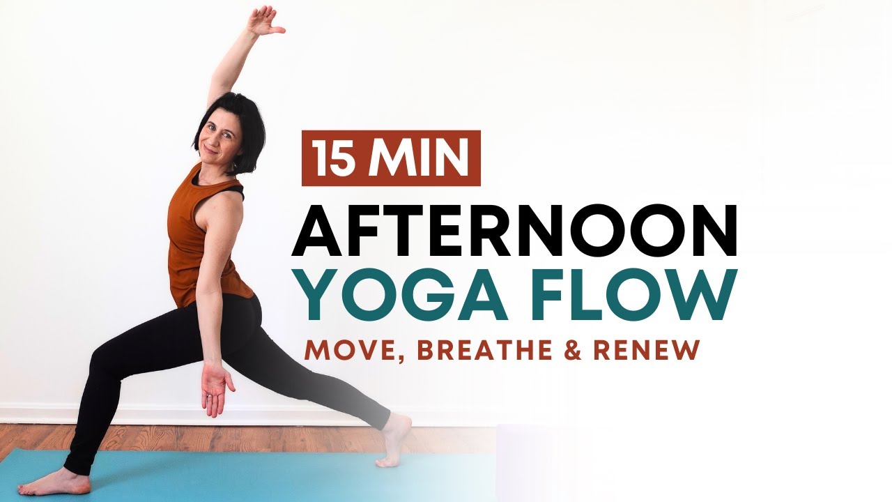 Afternoon Yoga Flow | Move, Stretch, & Center | All Levels Vinyasa - YouTube
