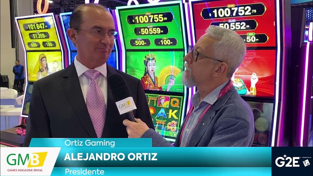 G2E Las Vegas 2023: Alejandro Ortiz (Presidente / Ortiz Gaming) - YouTube