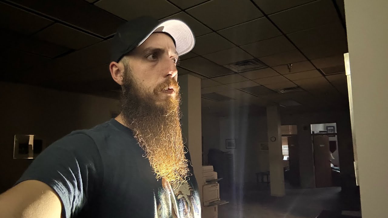 Solo Overnight In A Haunted Office Building - YouTube