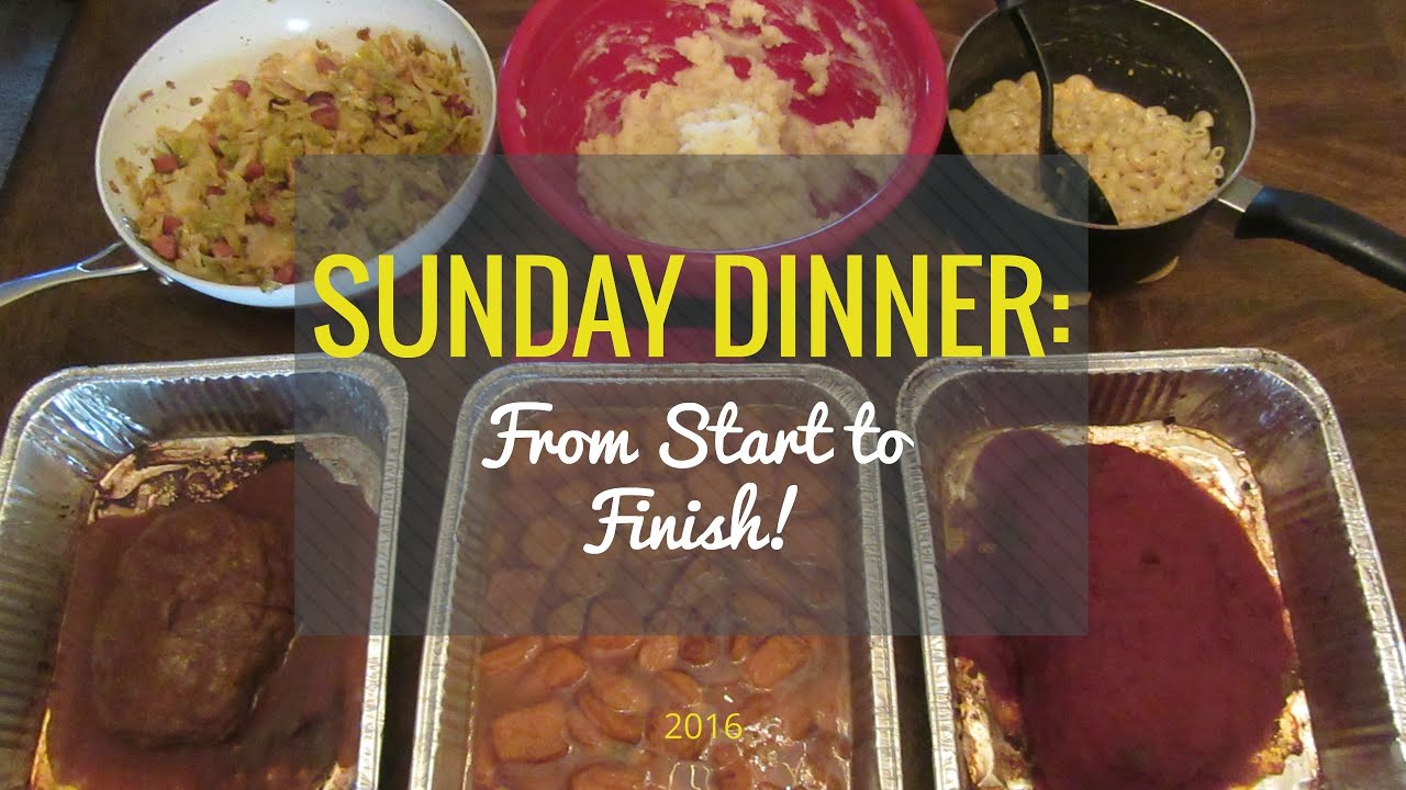 Sunday Dinner || From Start To Finish ! - YouTube