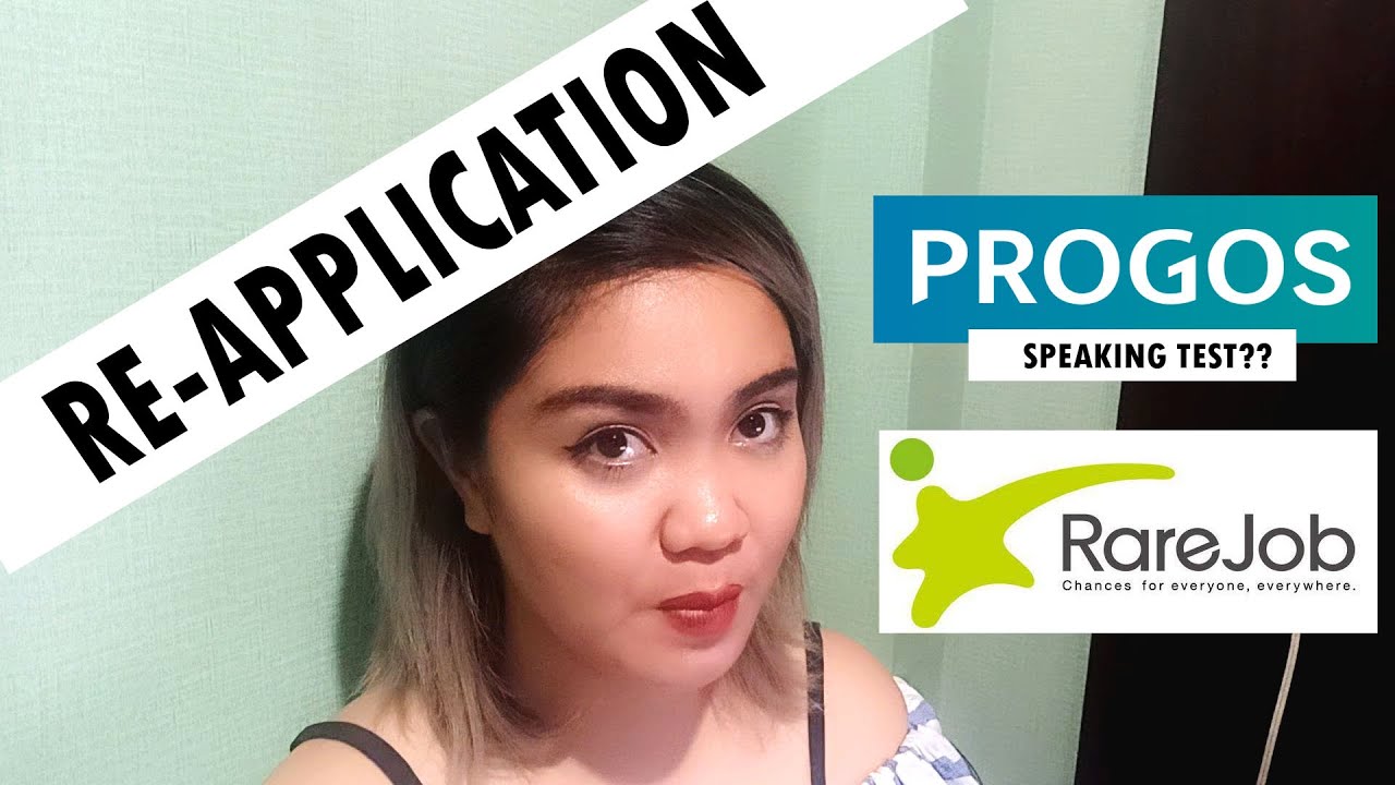 RAREJOB RE-APPLICATION (after being inactive) - YouTube