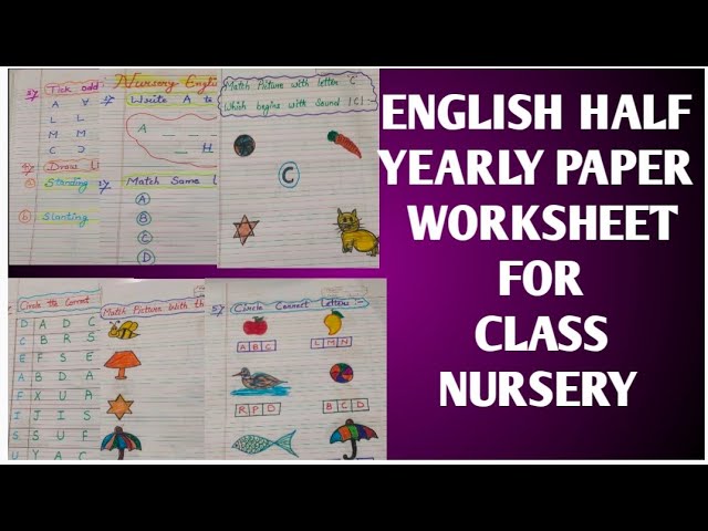 Beginners English Worksheets ESL Kids Lesson Plans, Materials