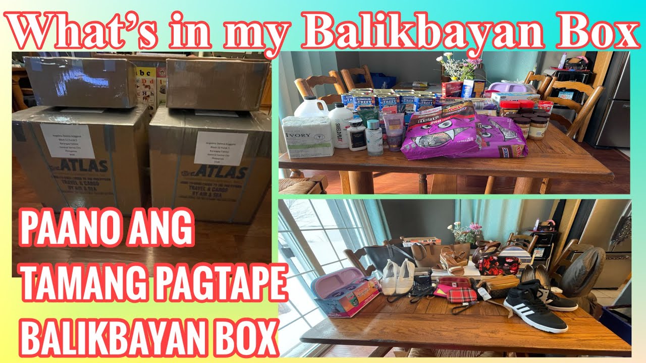 BALIKBAYAN BOX ll PAANO BA ANG TAMANG PAGTAPE PARA HINDI BUKSAN NG IBA ...