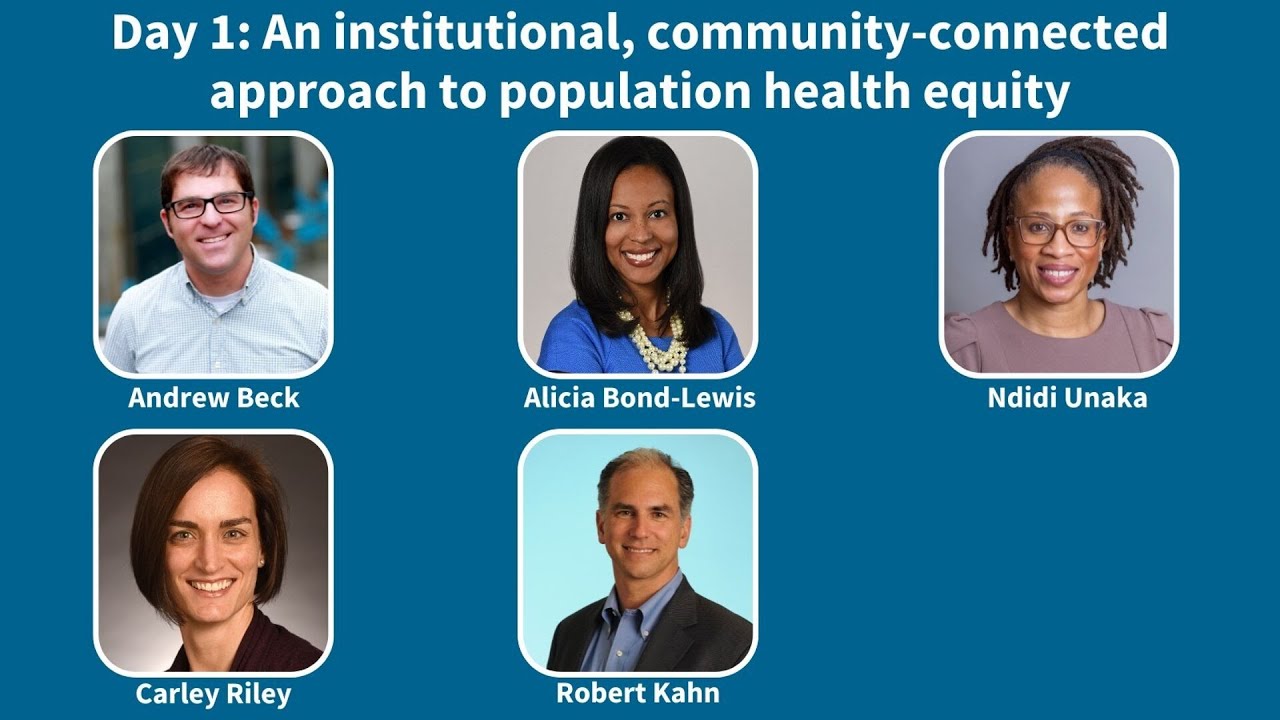 An institutional, community-connected approach to population health ...