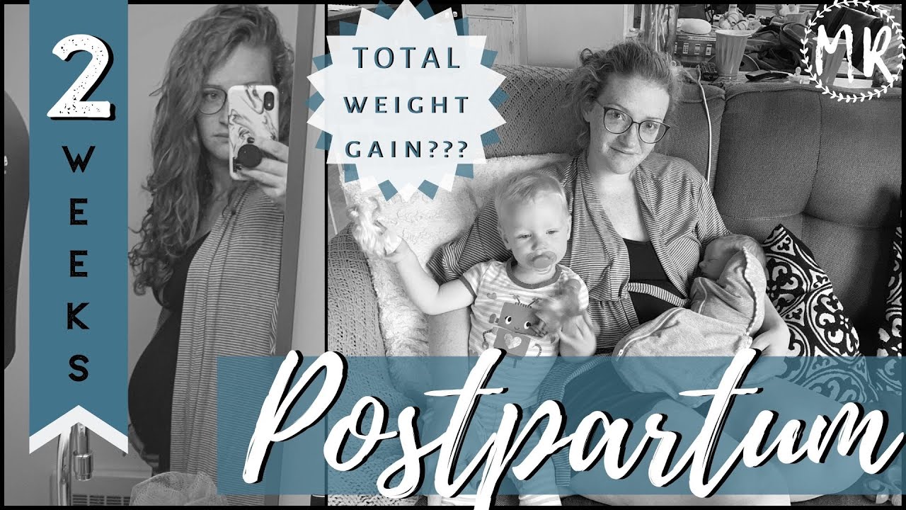 2 Week Postpartum Update | Total Weight Gain | What my Belly Looks Like ...
