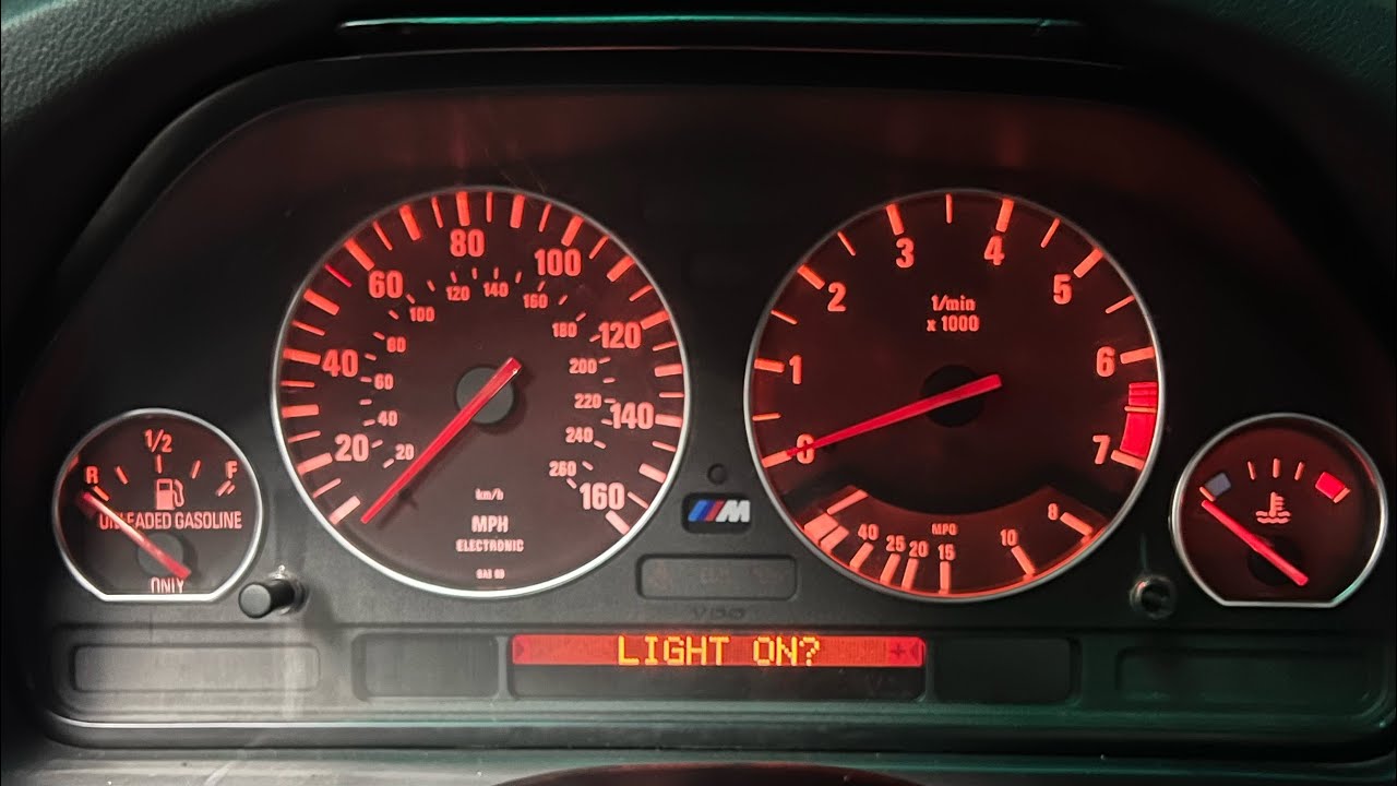 E34 CLUSTER UPGRADE - YouTube