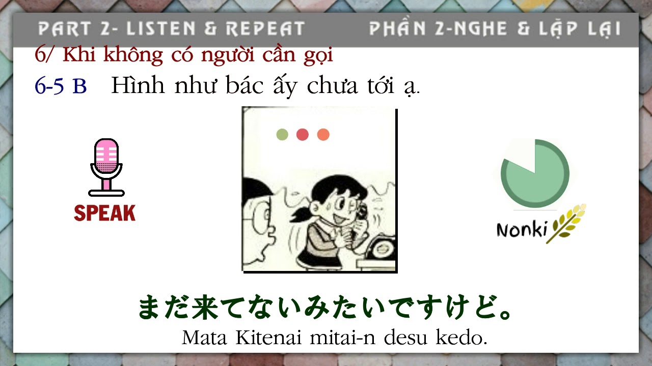 Shadowing Japanese no.15 - Make a phone call - YouTube