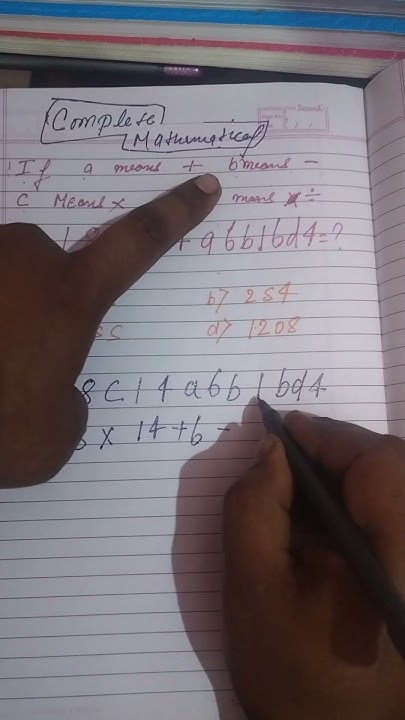 Mathematical operation Tricks|Mathematical operation|Reasoning Tricks #shorts #education - YouTube