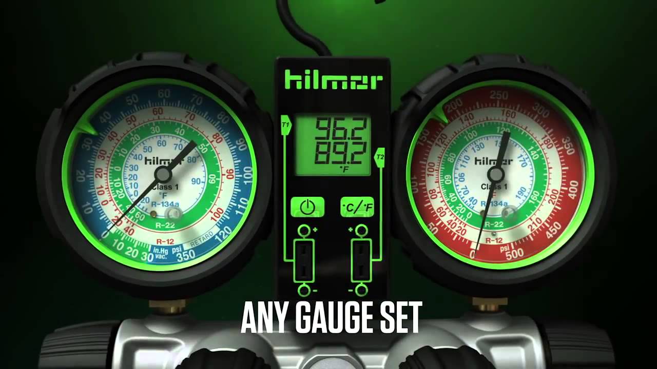 hilmor Dual Readout Thermometer - Simplifies Calculation of Superheat ...