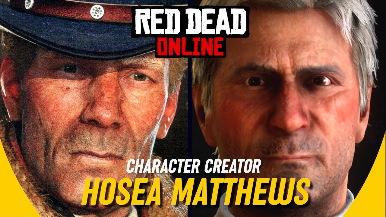 HOSEA MATTHEWS: Character Creator (RDR2) - YouTube