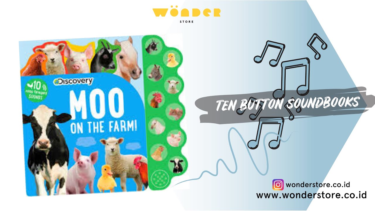 10 Button Sound Books: Discovery Moo On The Farm! - YouTube