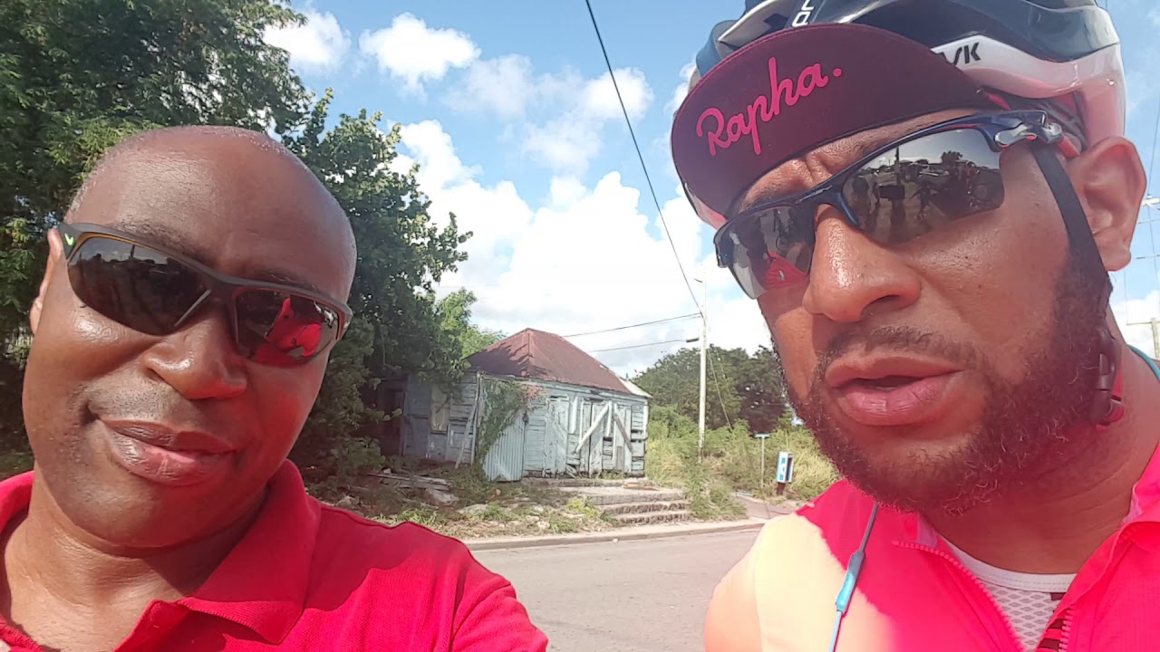 Emeka Okaro from the UK took part in the Subway 3 stage race in Antigua ...