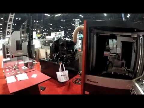 Amada Wasino CNC Grinders at IMTS 2012 - Model TS126 and DV7M CNC ...