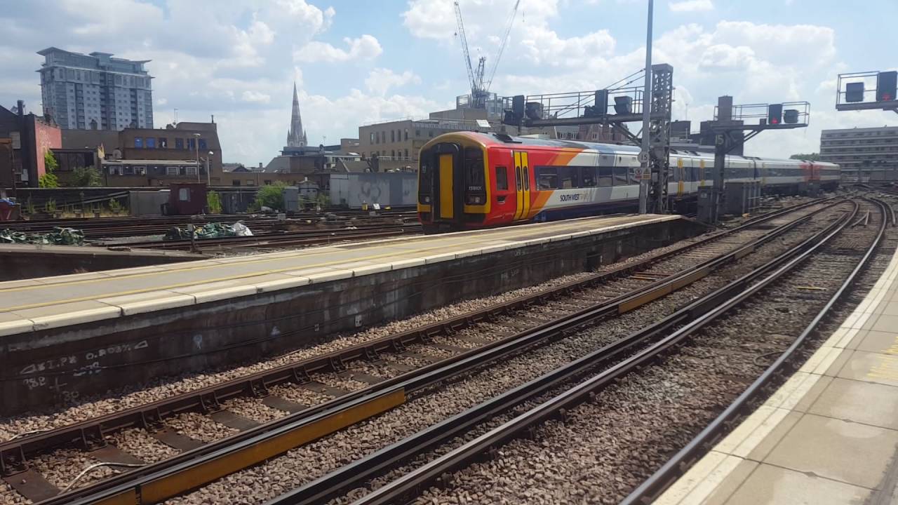Trains at London Waterloo SWML 23/7/16 - YouTube