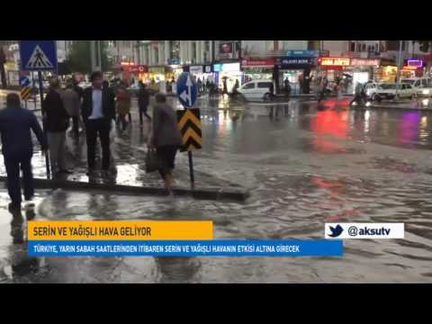 Serin Ve Yağışlı Hava Geliyor